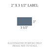 2" x 3 1/2" Engraved Label - Precision Engraving Inc.