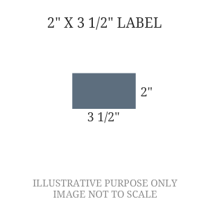 2" x 3 1/2" Engraved Label - Precision Engraving Inc.