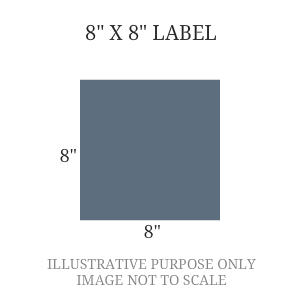 8" x 8" Engraved Label - Precision Engraving Inc.